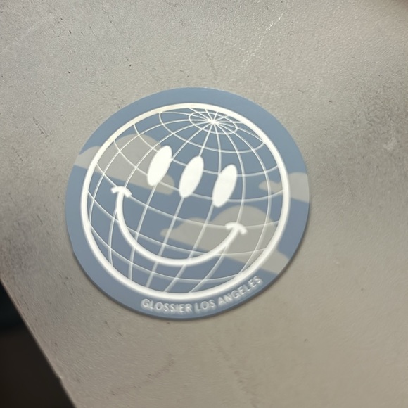 Glossier | Accents | Glossier Los Angeles Store Exclusive Globe Sticker ...